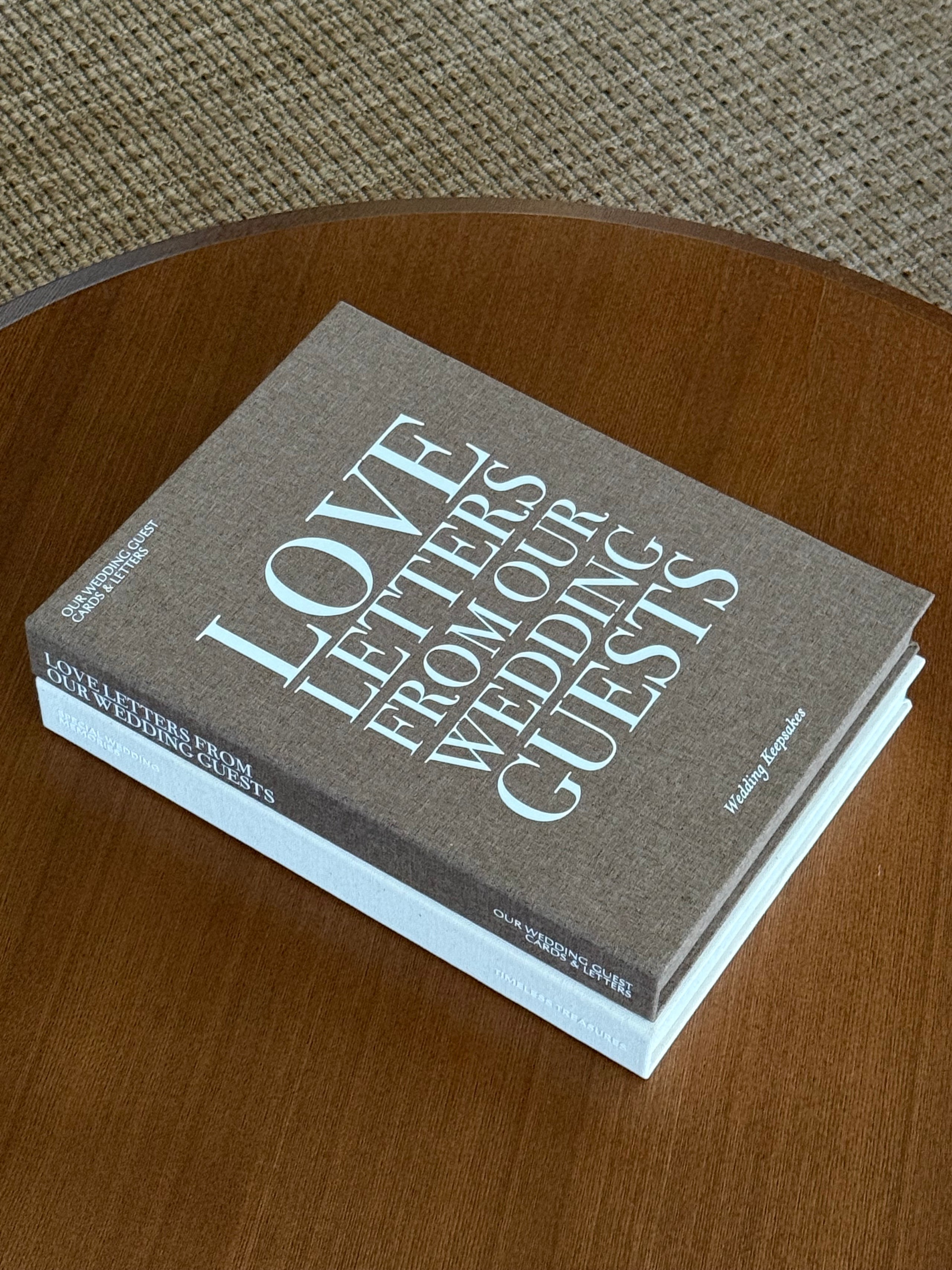 Wedding Photo Album in classic linen – The Ceremony Club