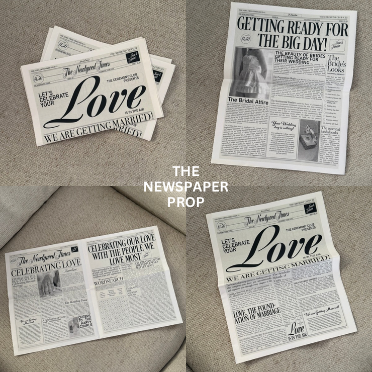 The Newspaper Prop bundle – The Ceremony Club